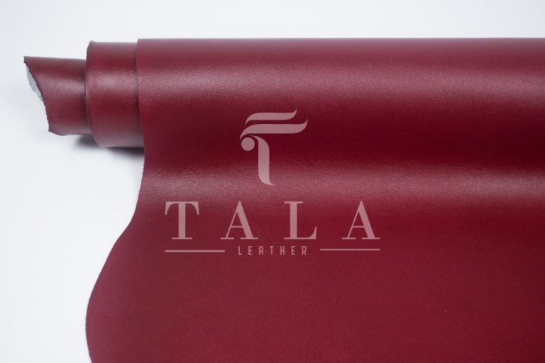 Full Grain Leather - Burgundy - Tala Leather